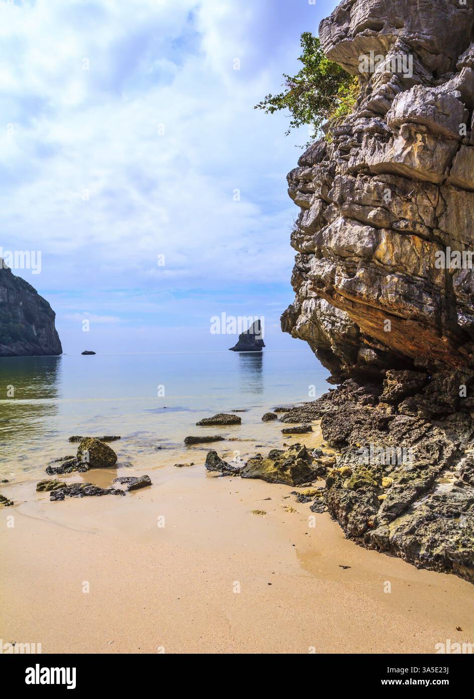Rest of the Andaman Sea. The islands - rocks in shallow water and ...
