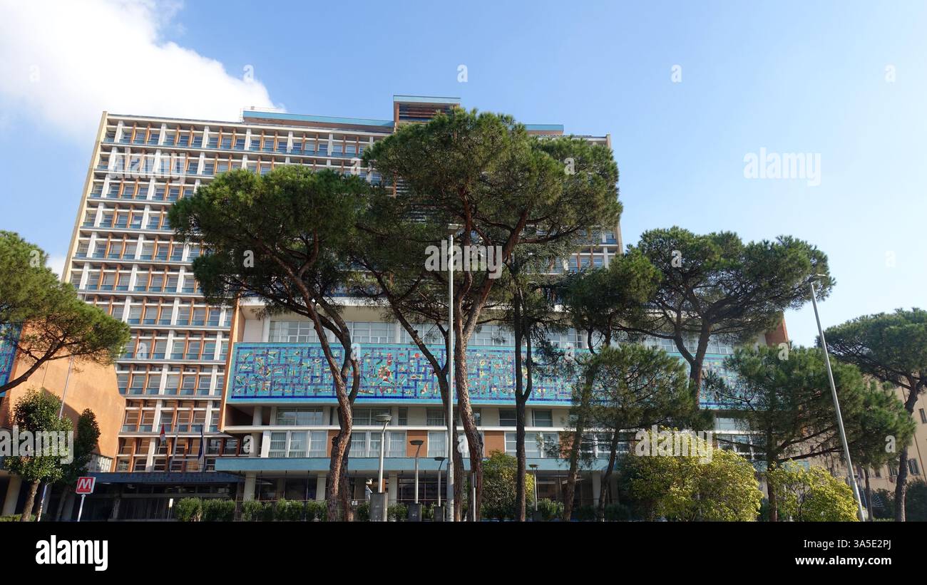 Naples, Italy, December 31, 2024. A glimpse of the engineering ...