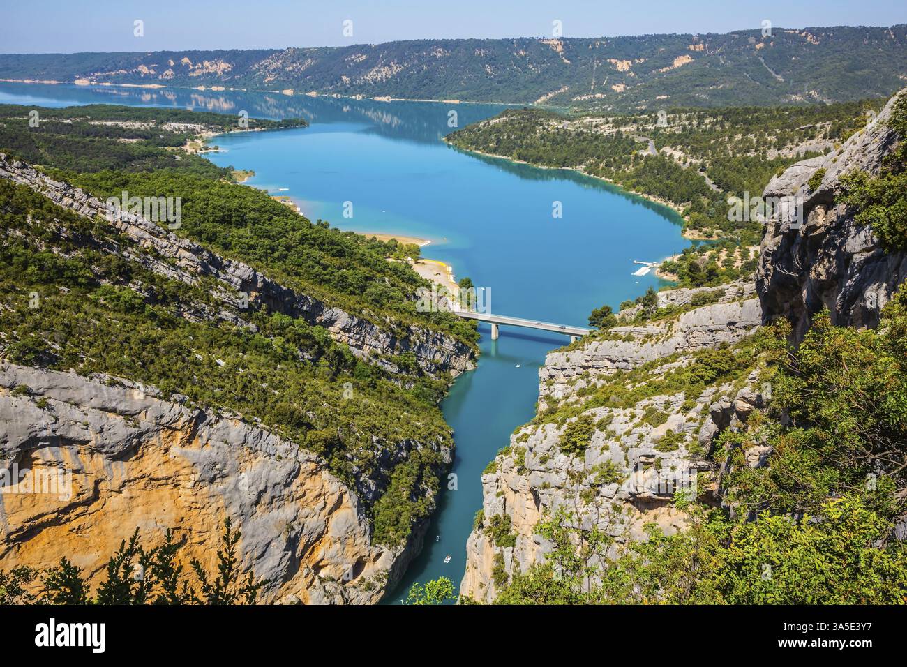 Canyon of Verdon, Provence, France. The largest alpine canyon Verdon ...