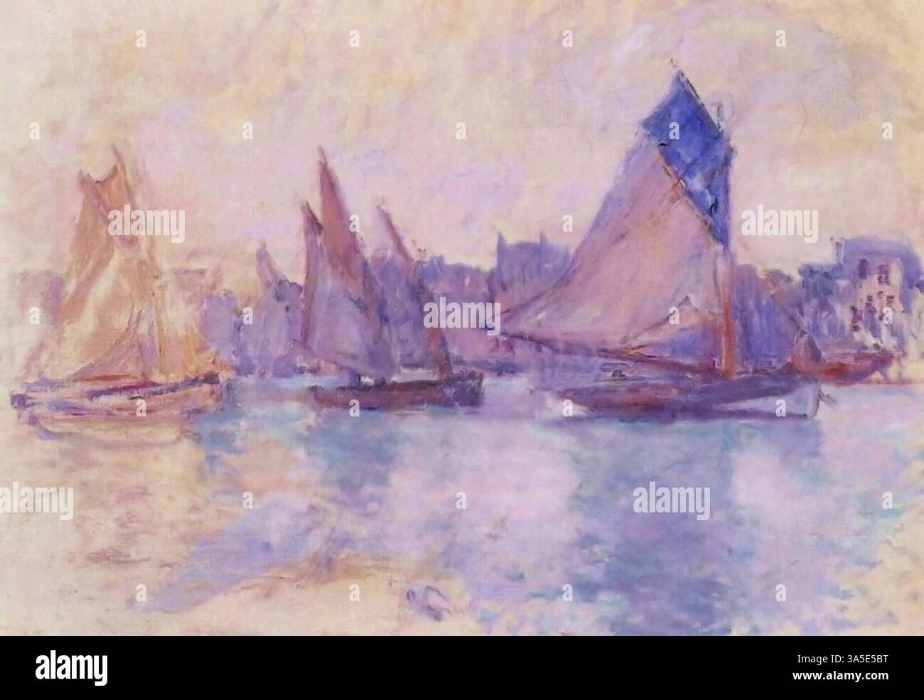 Monet port of le havre series hi-res stock photography and images - Alamy