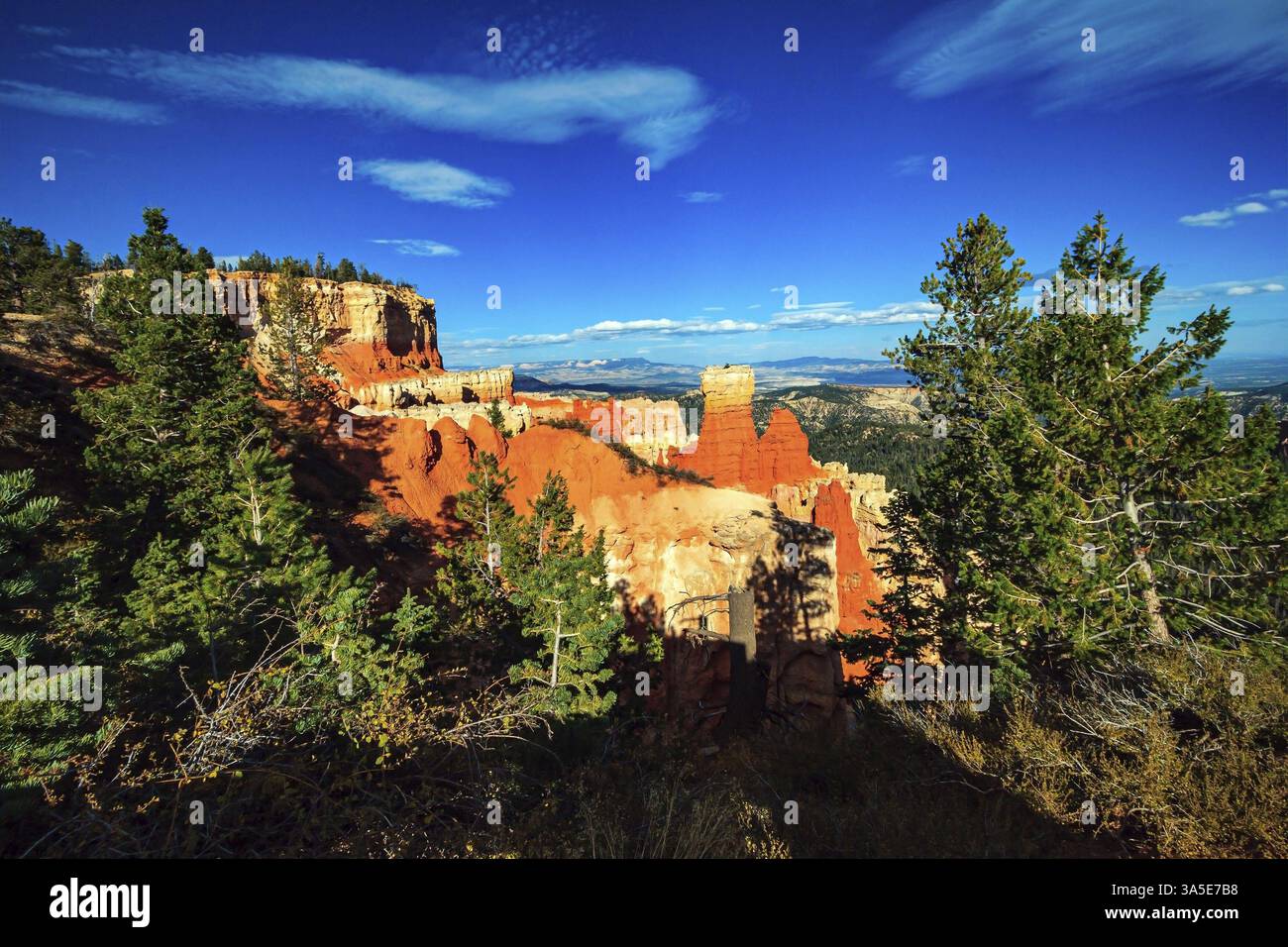Incredible landscape illuminated by the sunset. Hoodoos that look like ...