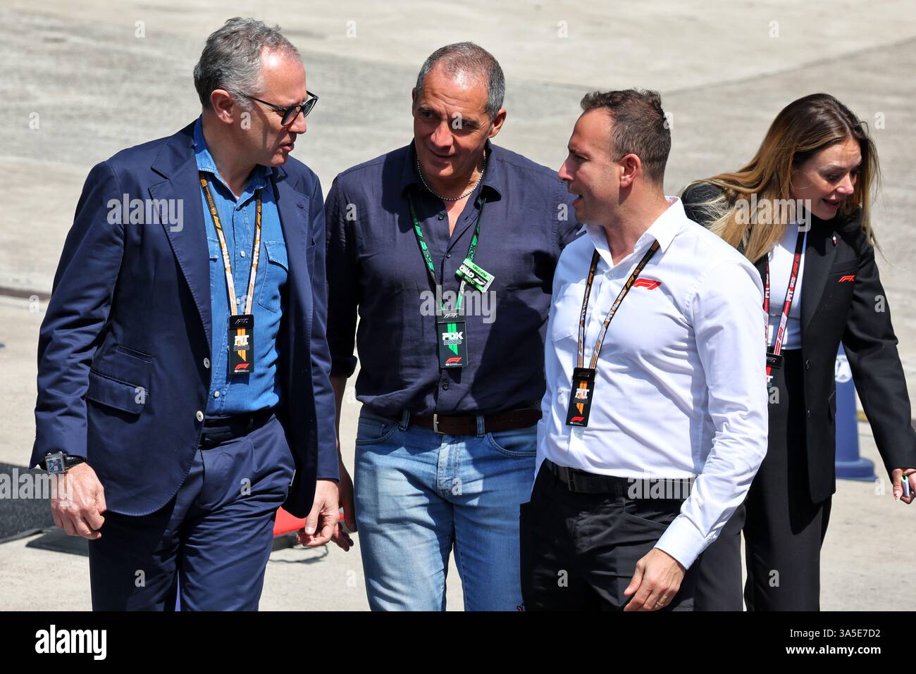 Stefano Domenicali (ITA) Formula One President and CEO (Left). 23.03. ...