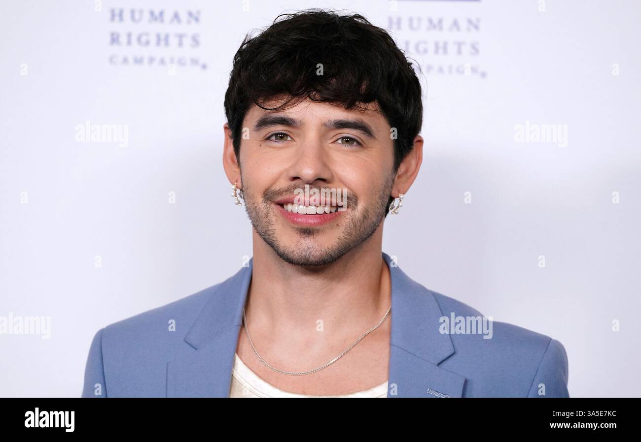 David Archuleta arrives at the Human Rights Campaign's dinner on ...