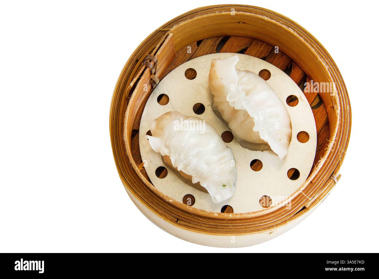 Die cut of Dim sum Ha Kao, chinese food on white isolated Stock Photo ...