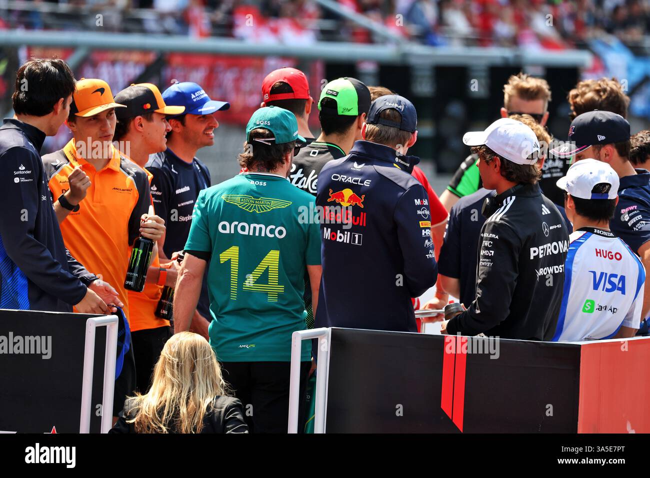 Drivers' Parade. 23.03.2025. Formula 1 World Championship, Rd 2 ...