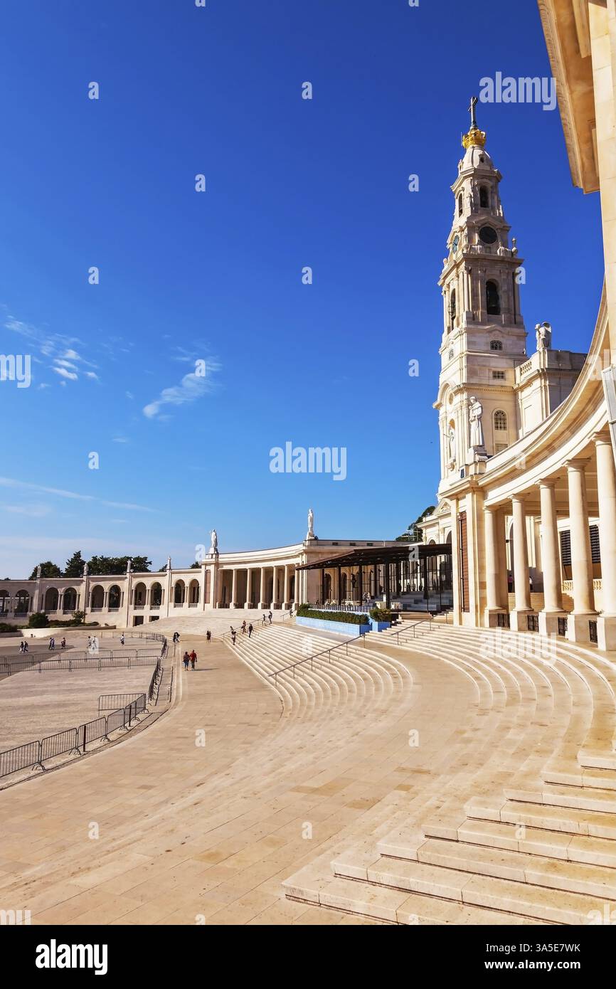 Portugal. City Fatima - Catholic pilgrimage center. The magnificent ...