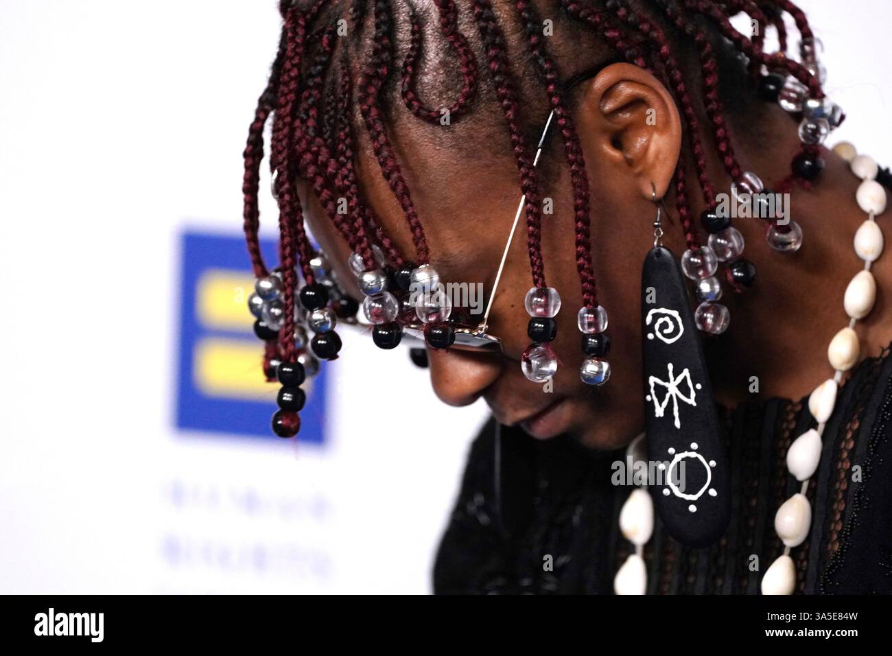 Dreamer Isioma arrives at the Human Rights Campaign's dinner on ...