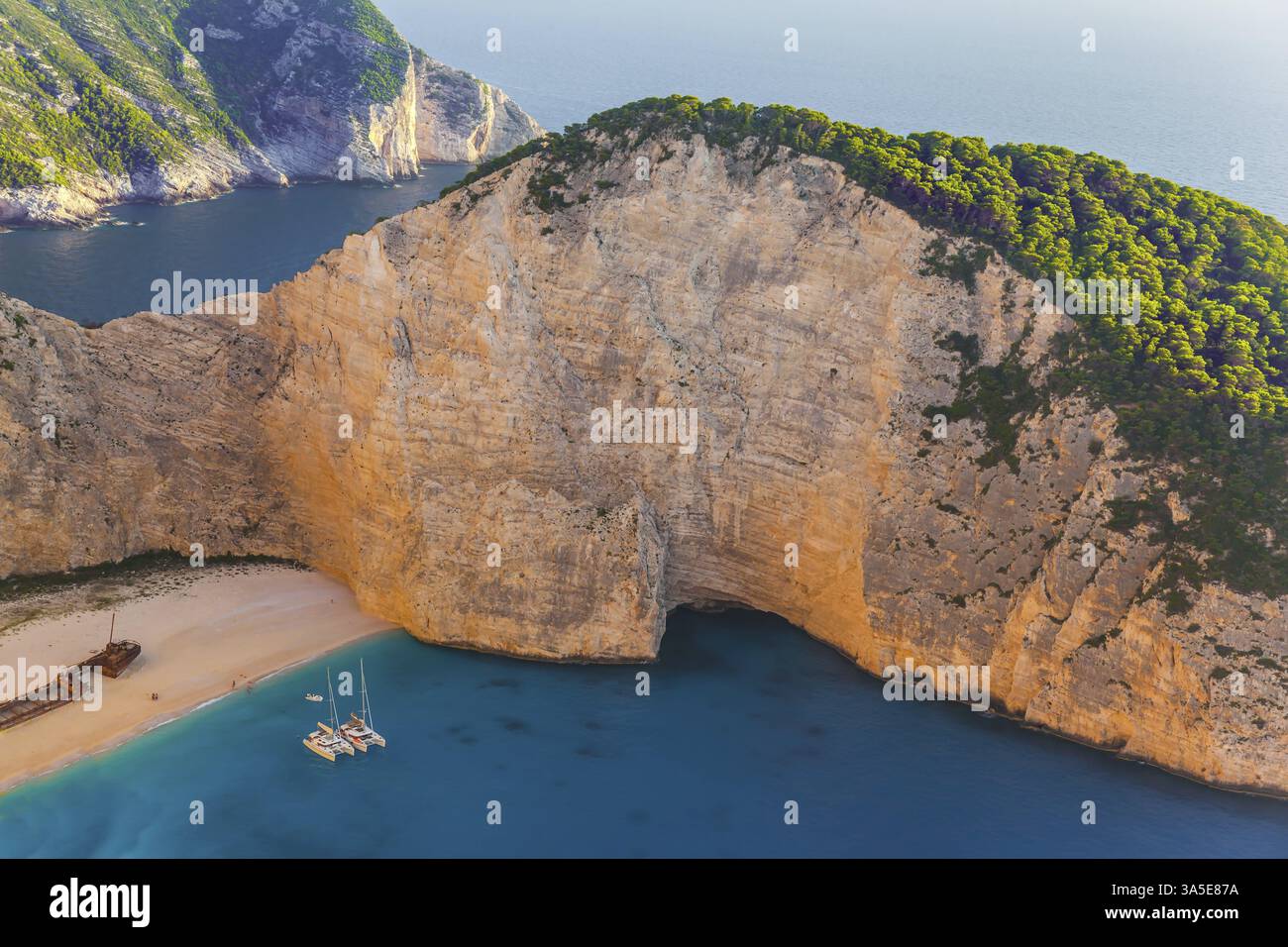 Greece. The magical island of Zakynthos on the Mediterranean. The ...