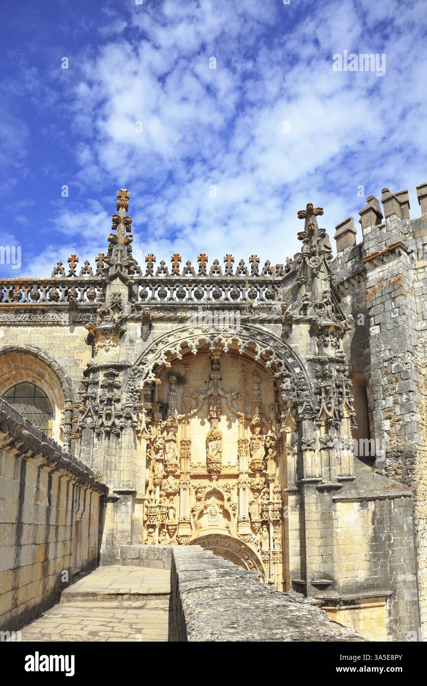 Palace of the Knights Templar in Tomar. Beautifully preserved and ...