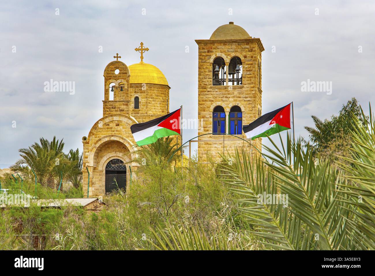 Greek Orthodox Church of John the Baptist. Qasr el Yahud. Place of the ...