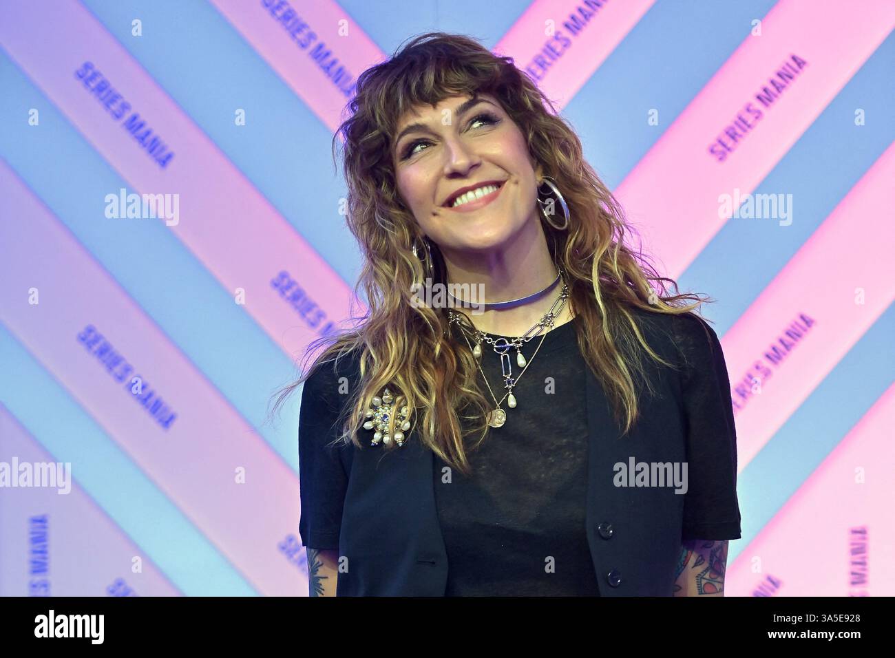 Daphne BURKI attends during the Series Mania Festival on March 22, 2025 ...