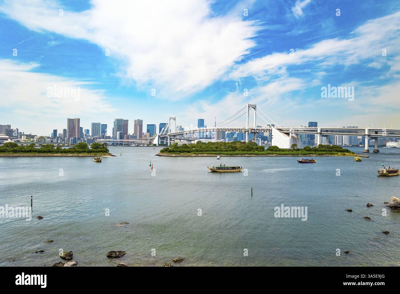 Odaiba is a large artificial island in Tokyo Bay. The island is ...