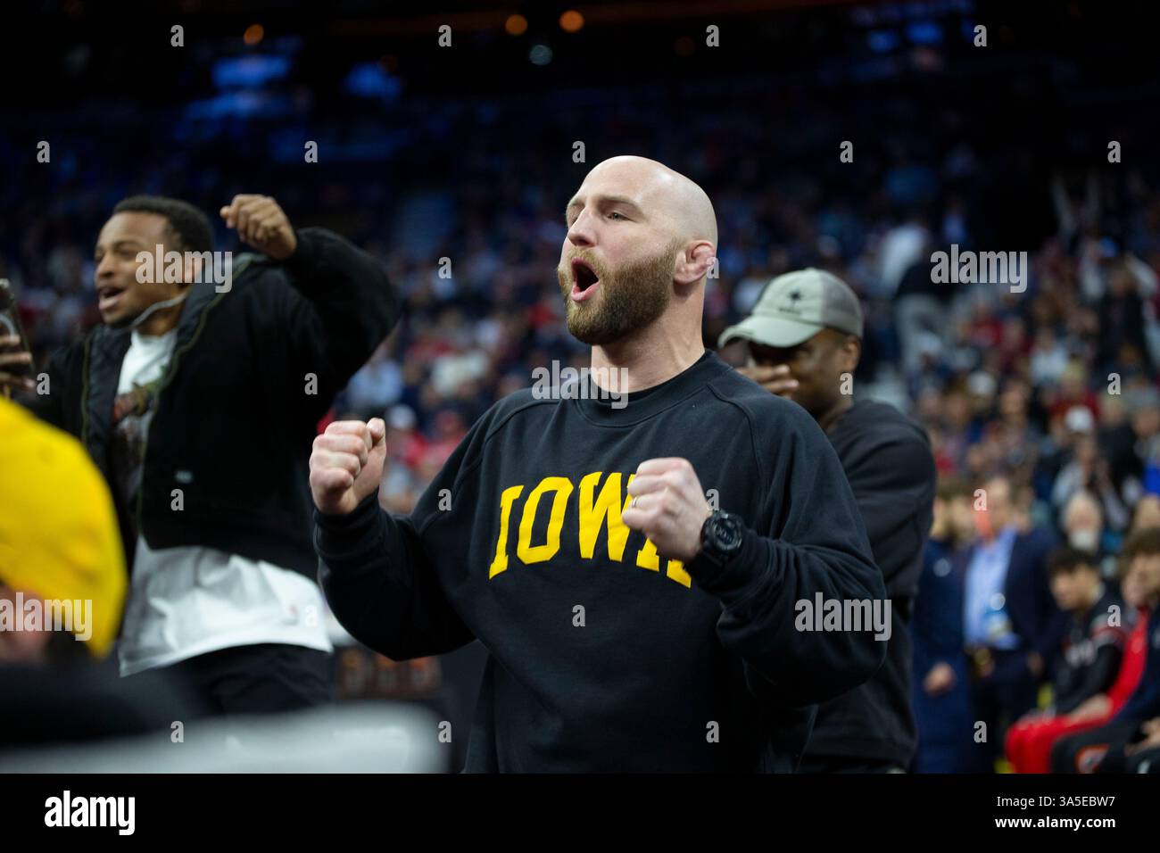 Philadelphia, Pennsylvania, USA. 23rd Mar, 2025. Former Iowa Wrestler ...