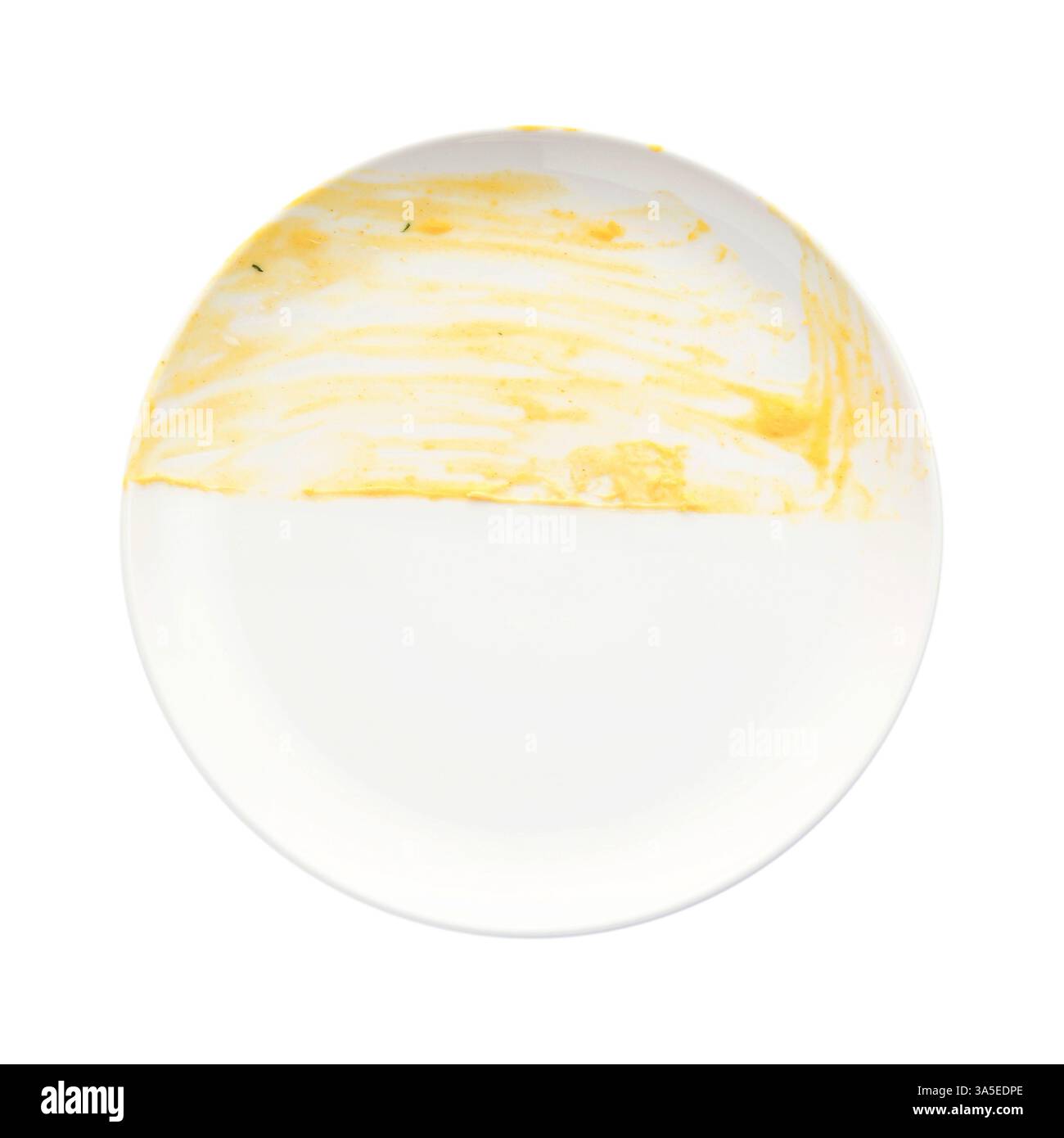 Messy plate Cut Out Stock Images & Pictures - Alamy