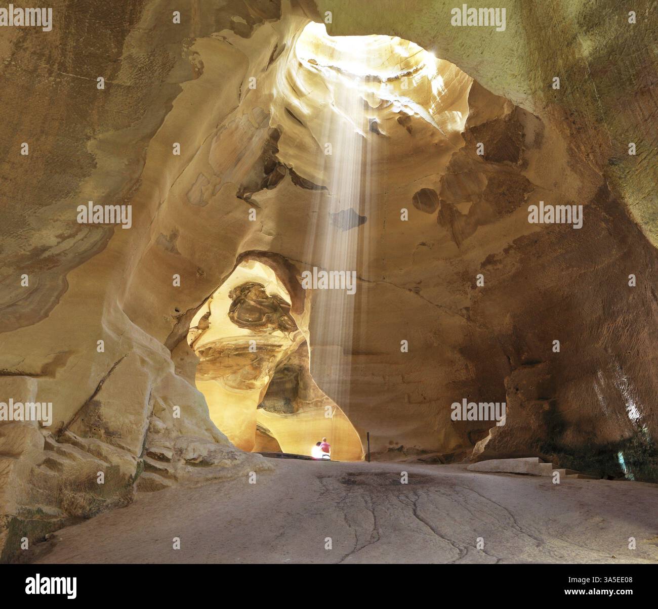 Bell caves of Beit Guvrin. Israel National Park. Picturesque clay ...