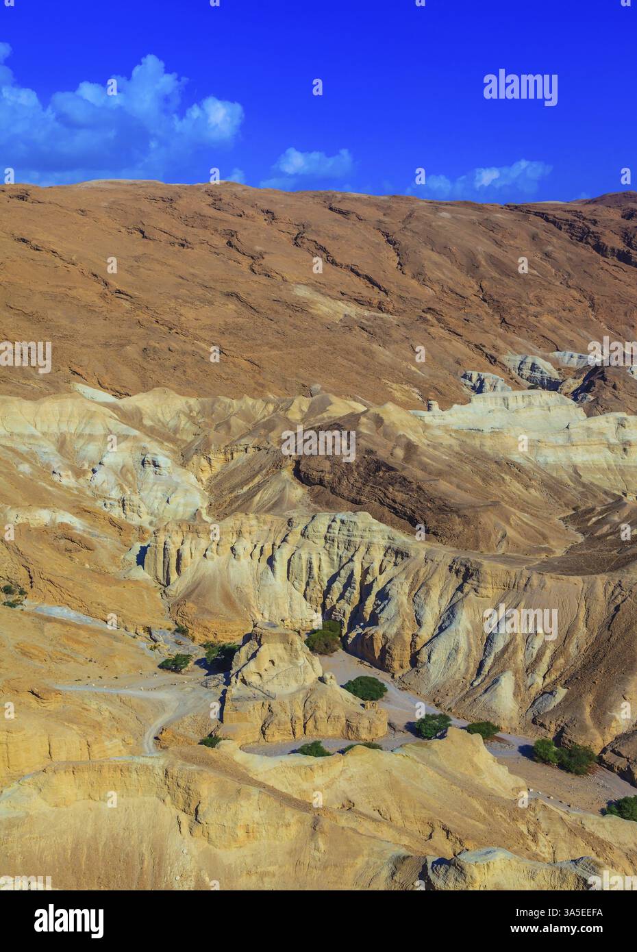 Ancient mountains in the valley of the Dead Sea. Picturesque ...