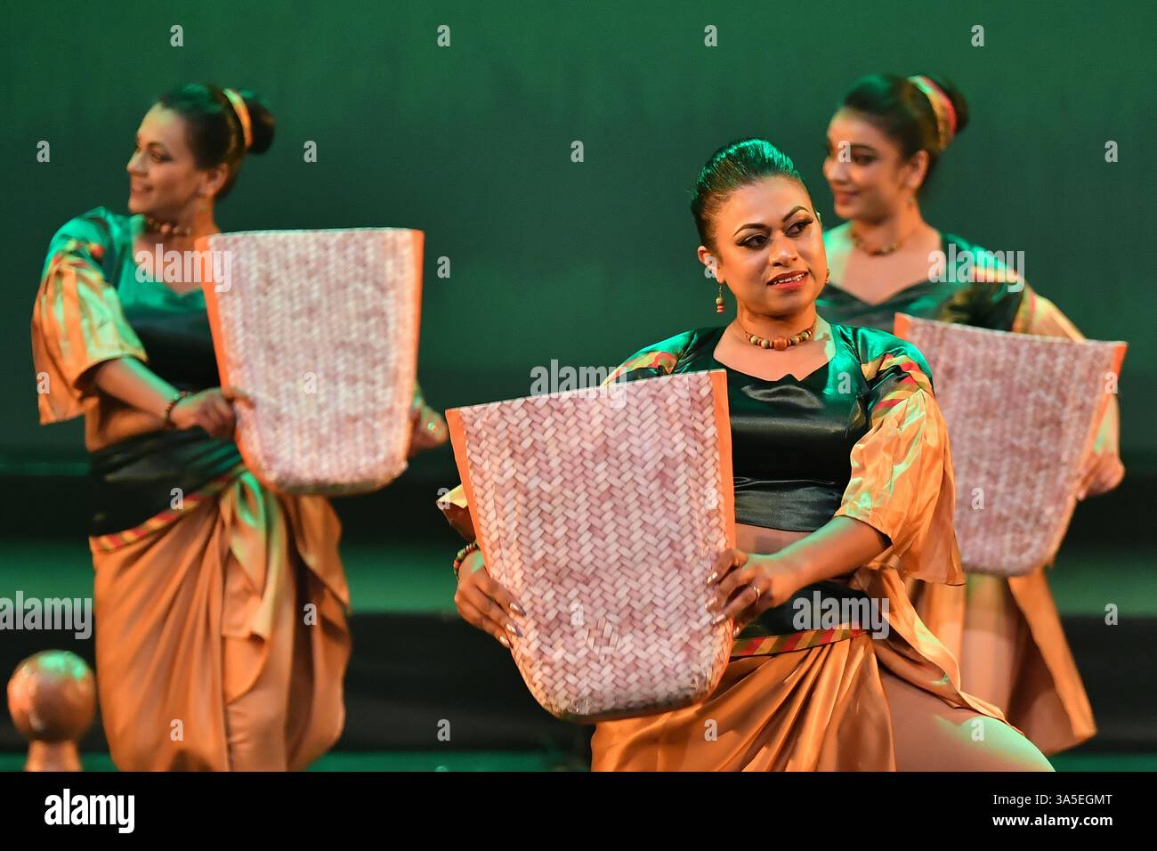 Youth of the Sri Lankan community perform during a cultural show at ...