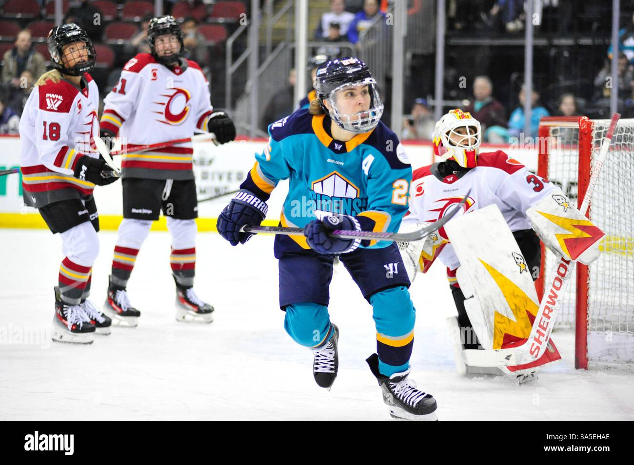 Alex Carpenter (25) during Saturday's game. The Ottawa Charge visited ...