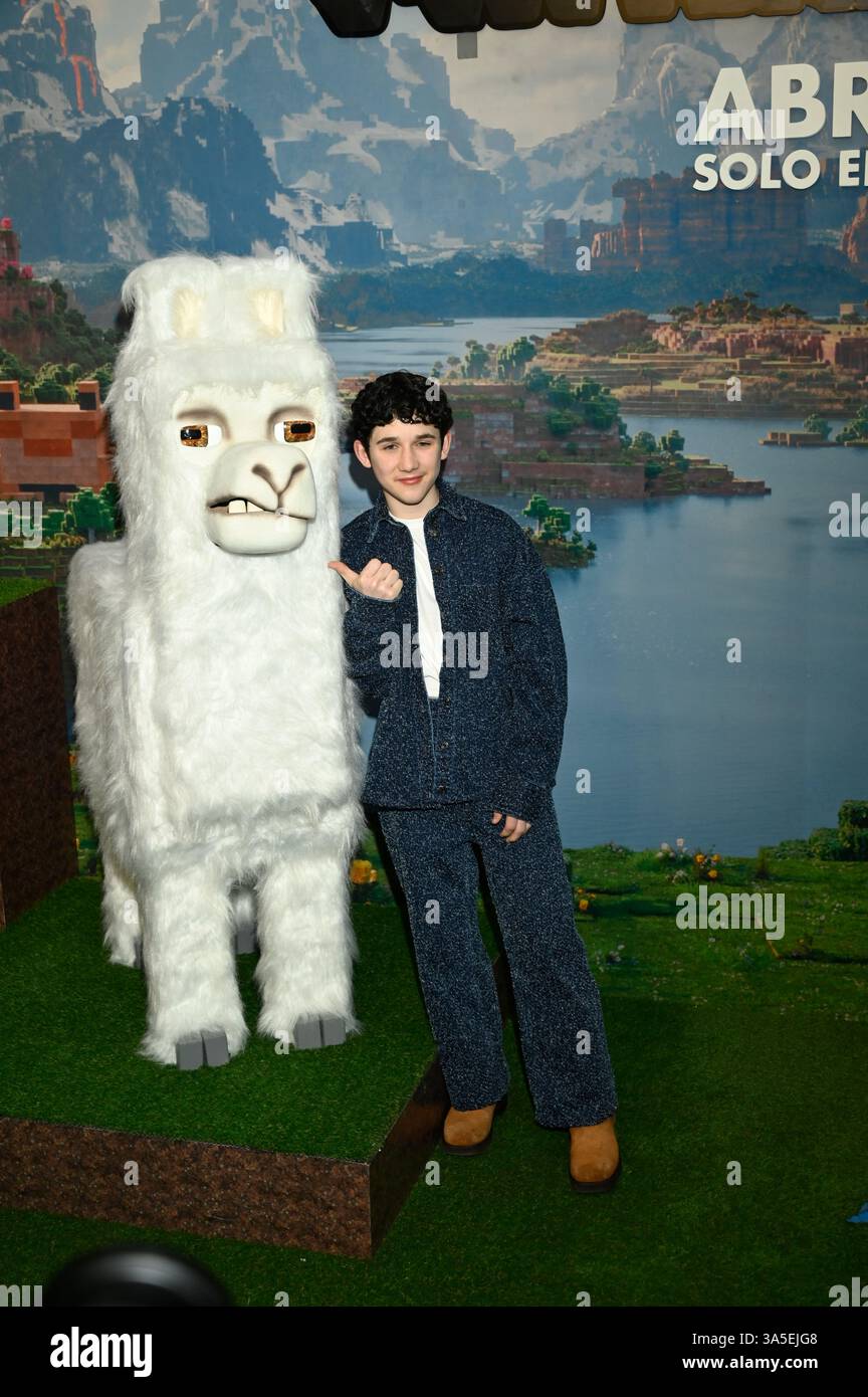 Mexico City, Mexico. 22nd Mar, 2025. Actor Sebastian Eugene Hansen ...