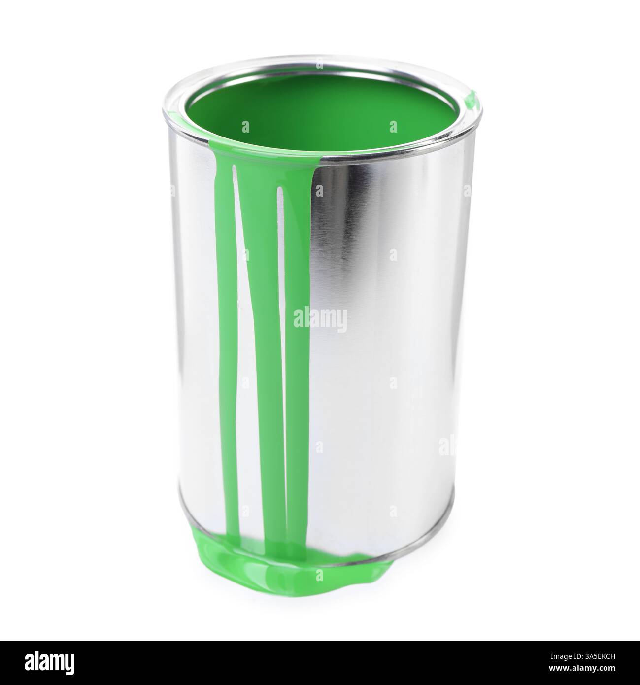Can light green paint Cut Out Stock Images & Pictures - Alamy
