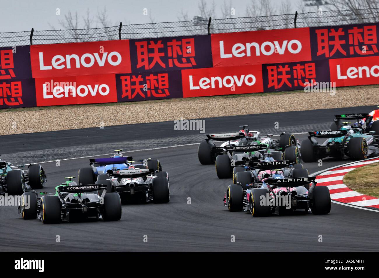 Shanghai, China. 23rd Mar, 2025. The start of the race. 23.03.2025 ...