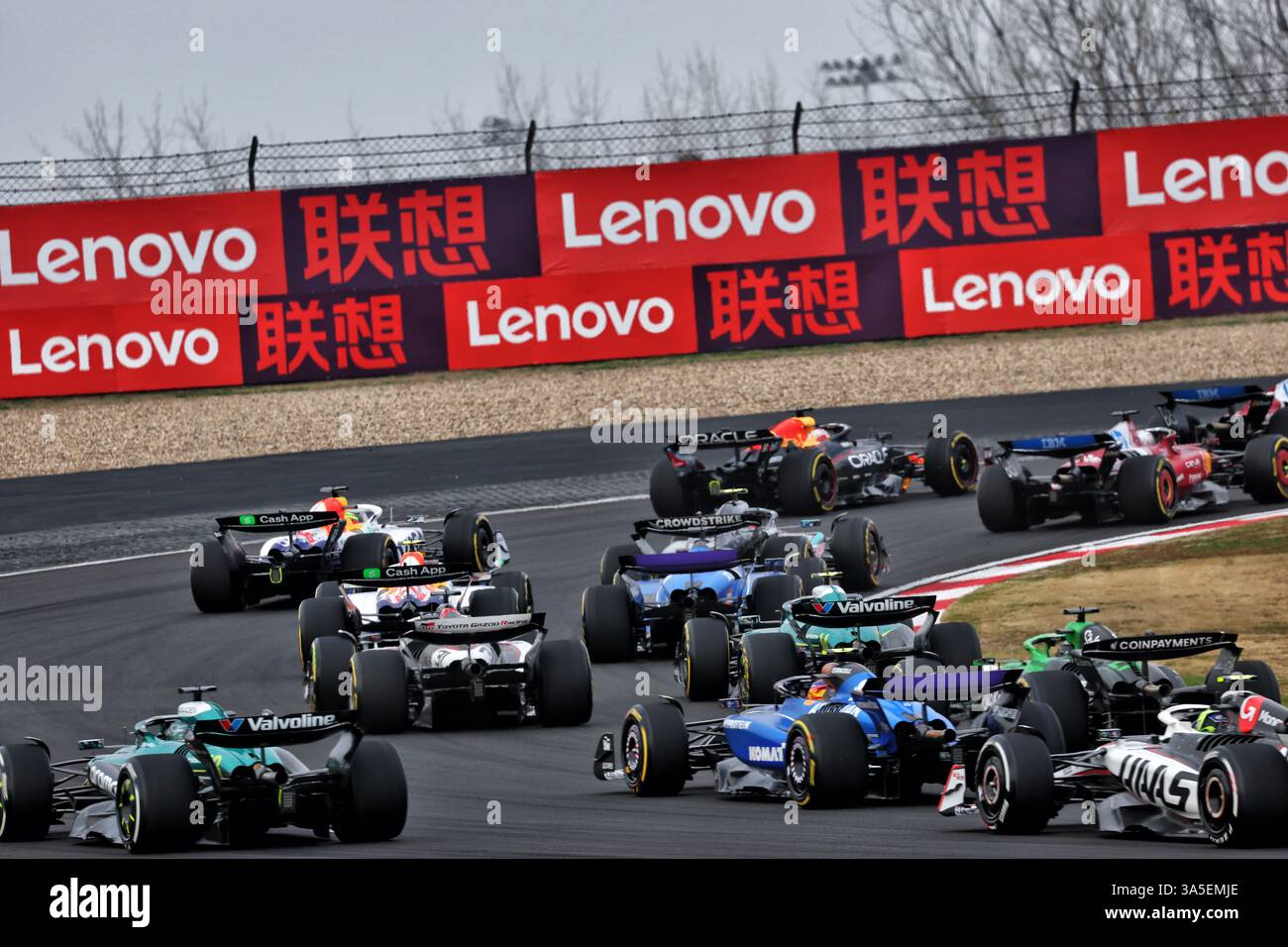 Shanghai, China. 23rd Mar, 2025. The start of the race. 23.03.2025 ...