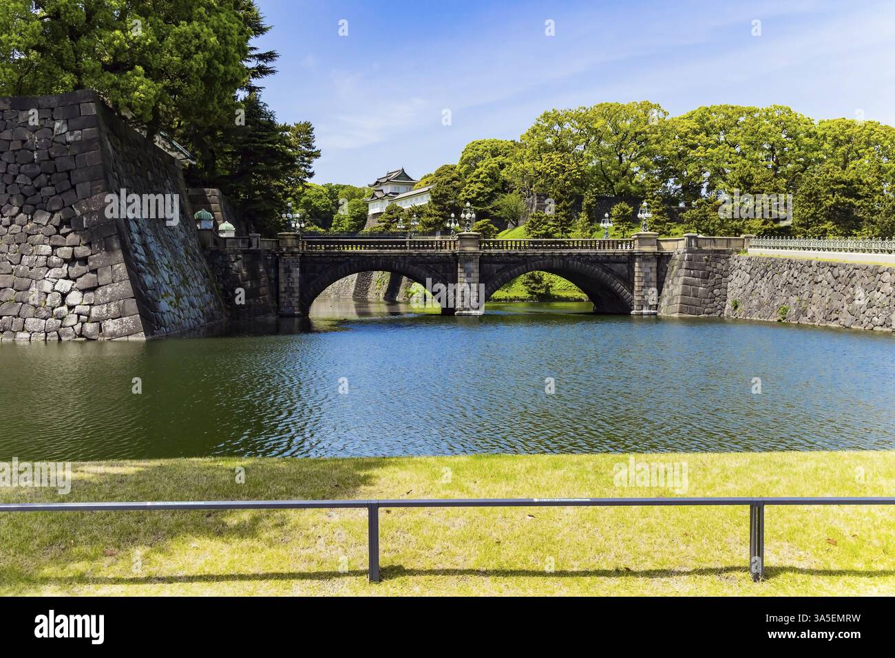 Imperial Palace in Tokyo. The residence of emperors and the Imperial ...