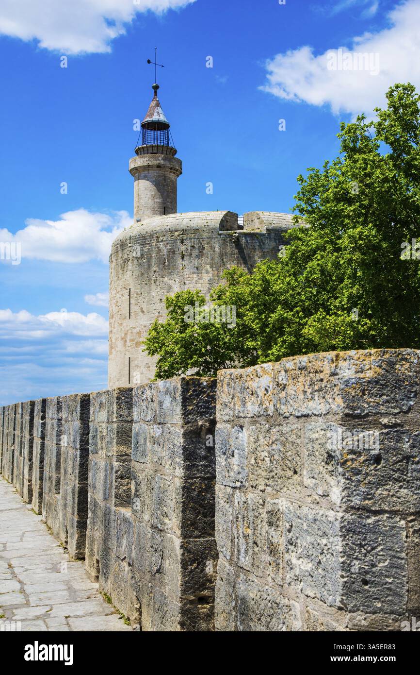 The historic tower of Constance. Antique walls of the medieval port ...