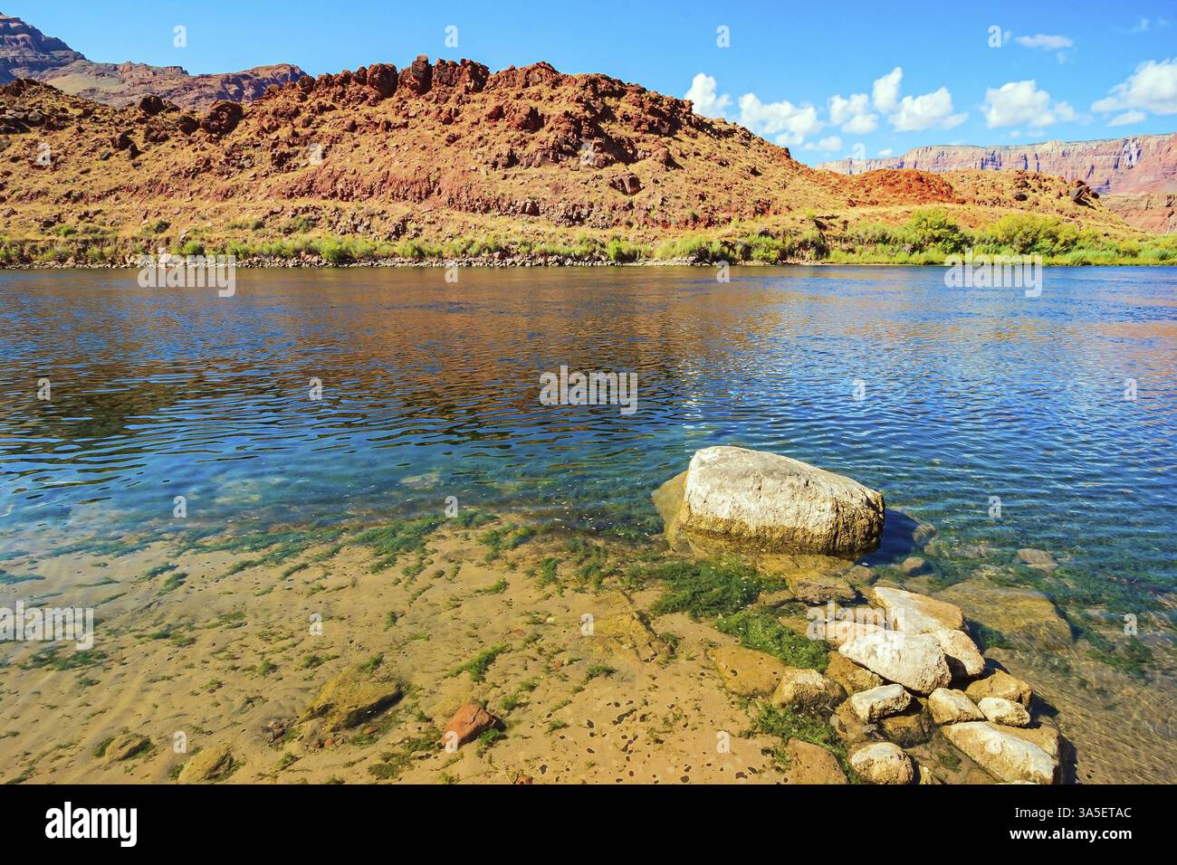 The historic Lees Ferry is part of the Grand Canyon National Park ...