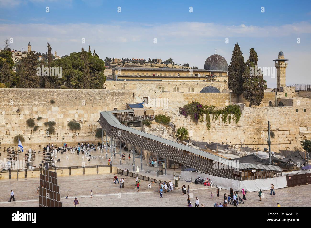 The area in front of the greatest shrine of Judaism. The Western Wall ...