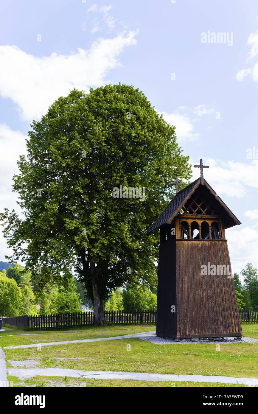 Ancient cemetery in the churchyard. Entrance to the cemetery. The ...