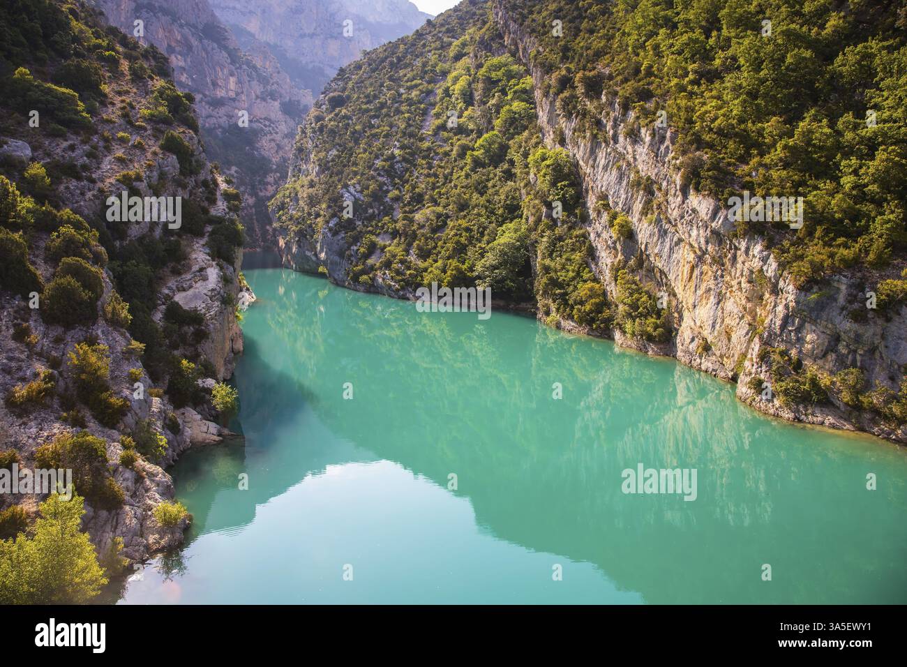 Spring Provence. The biggest mountain canyon in Europe - Verdon. Smooth ...