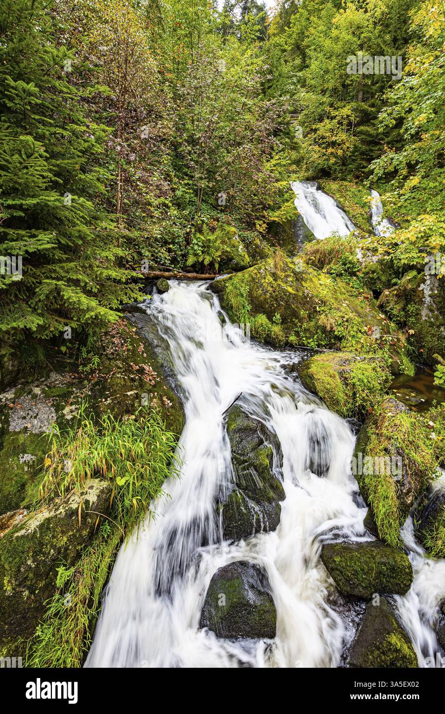 The cascading waterfall Triberg - the most beautiful waterfall in ...