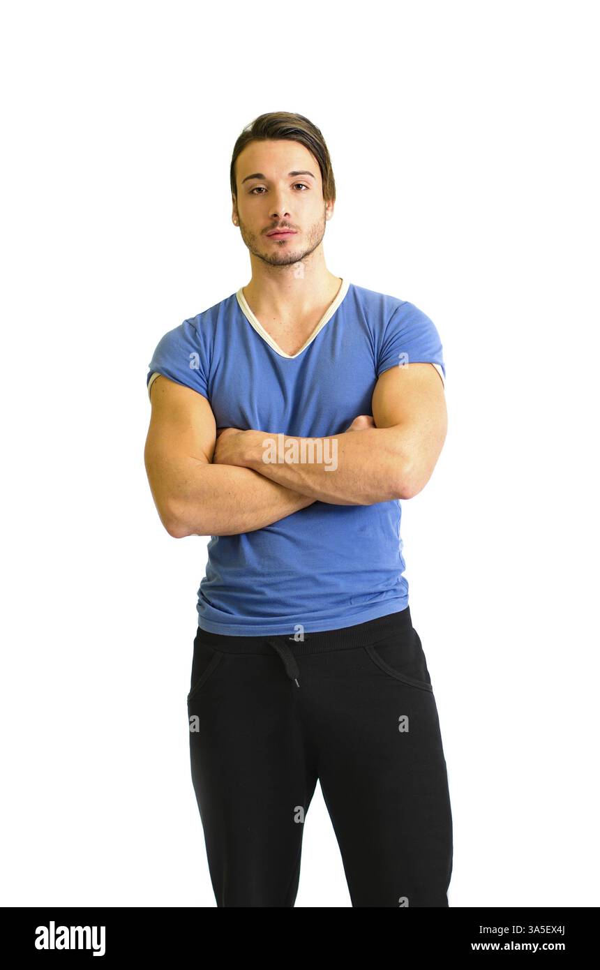 Crossed on the chest Cut Out Stock Images & Pictures - Alamy