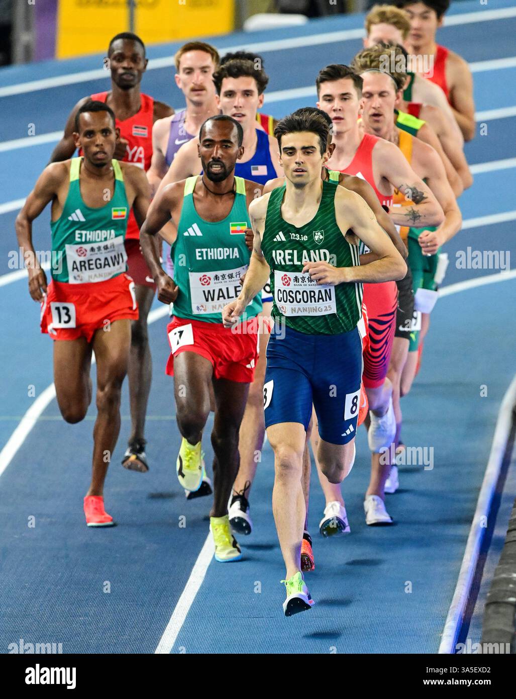 Andrew Coscoran of Ireland competing in the 3000m men final at the ...
