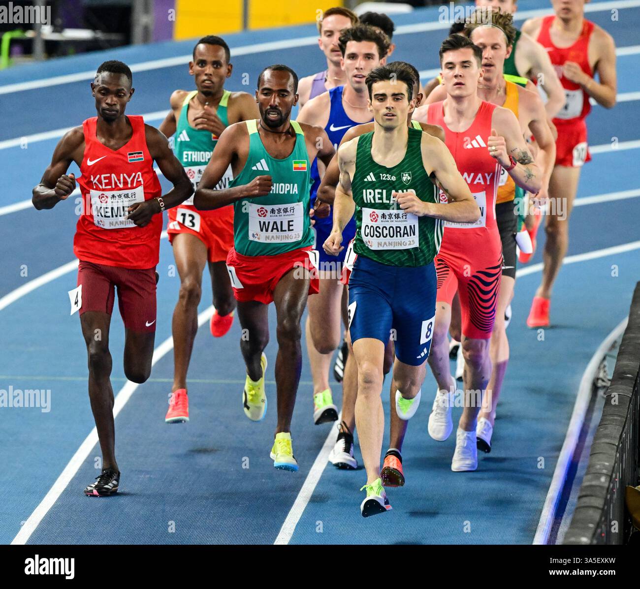Andrew Coscoran of Ireland competing in the 3000m men final at the ...