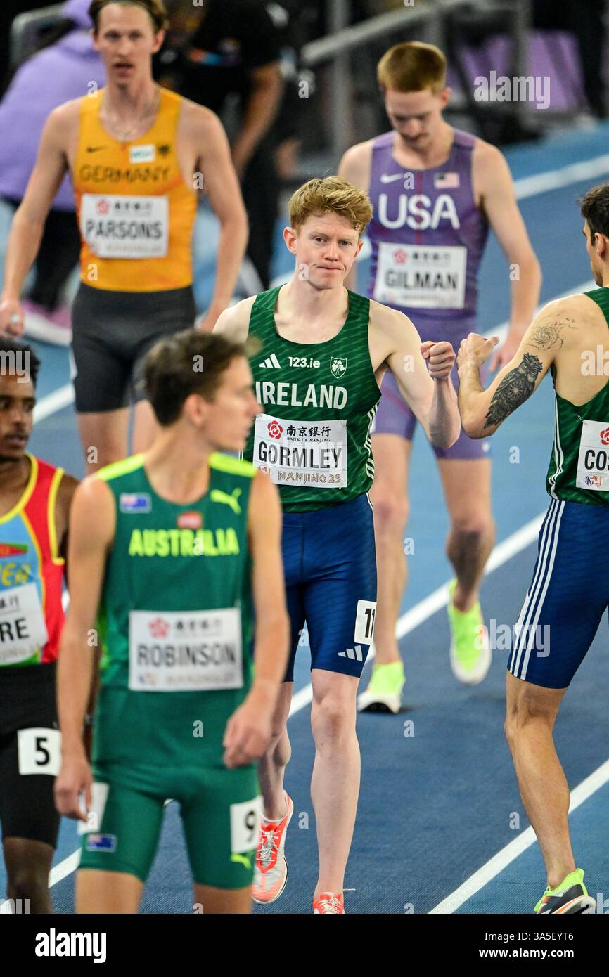 James Gormley of Ireland competing in the 3000m men final at the World ...