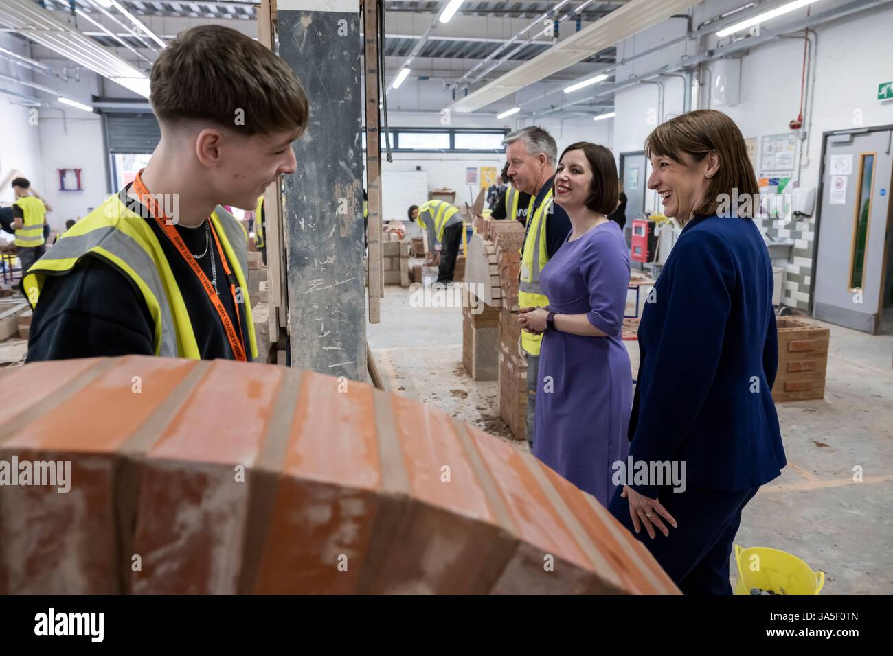 Chancellor of the Exchequer Rachel Reeves and Education Secretary ...