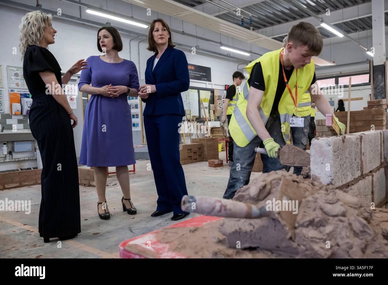 Chancellor of the Exchequer Rachel Reeves and Education Secretary ...