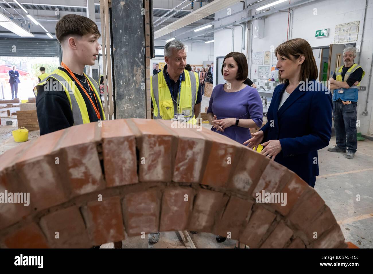 Chancellor of the Exchequer Rachel Reeves and Education Secretary ...