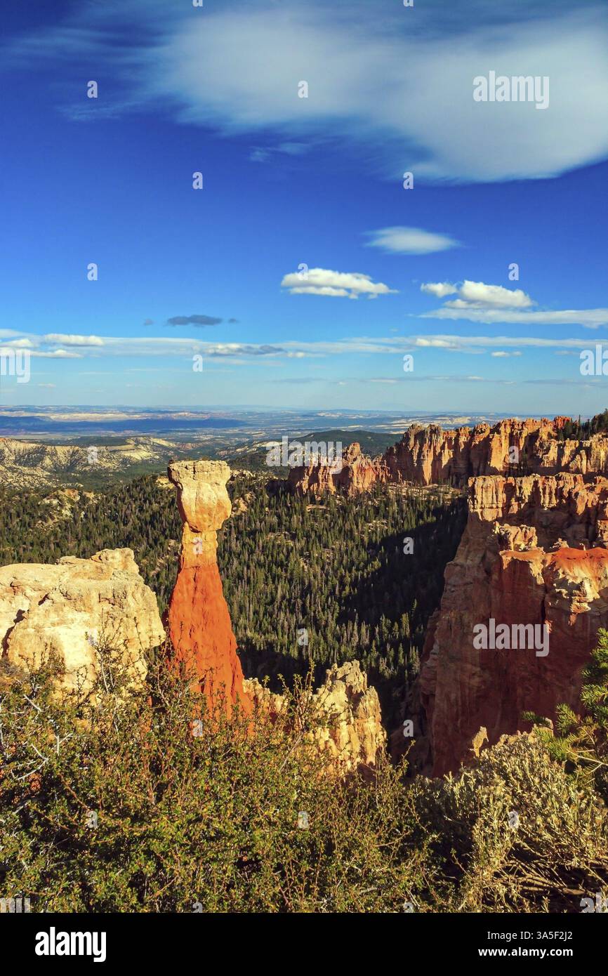 Hoodoos are unique geological structures formed by erosion. The most famous hoodoo is Thor's ...