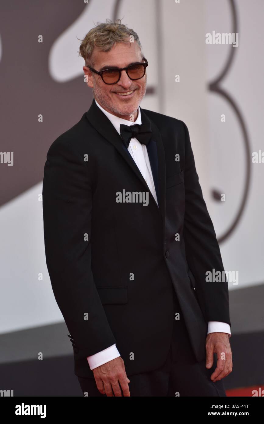 Lady Gaga, Joaquin Phoenix, Todd Philips attends at the red carpet for ...