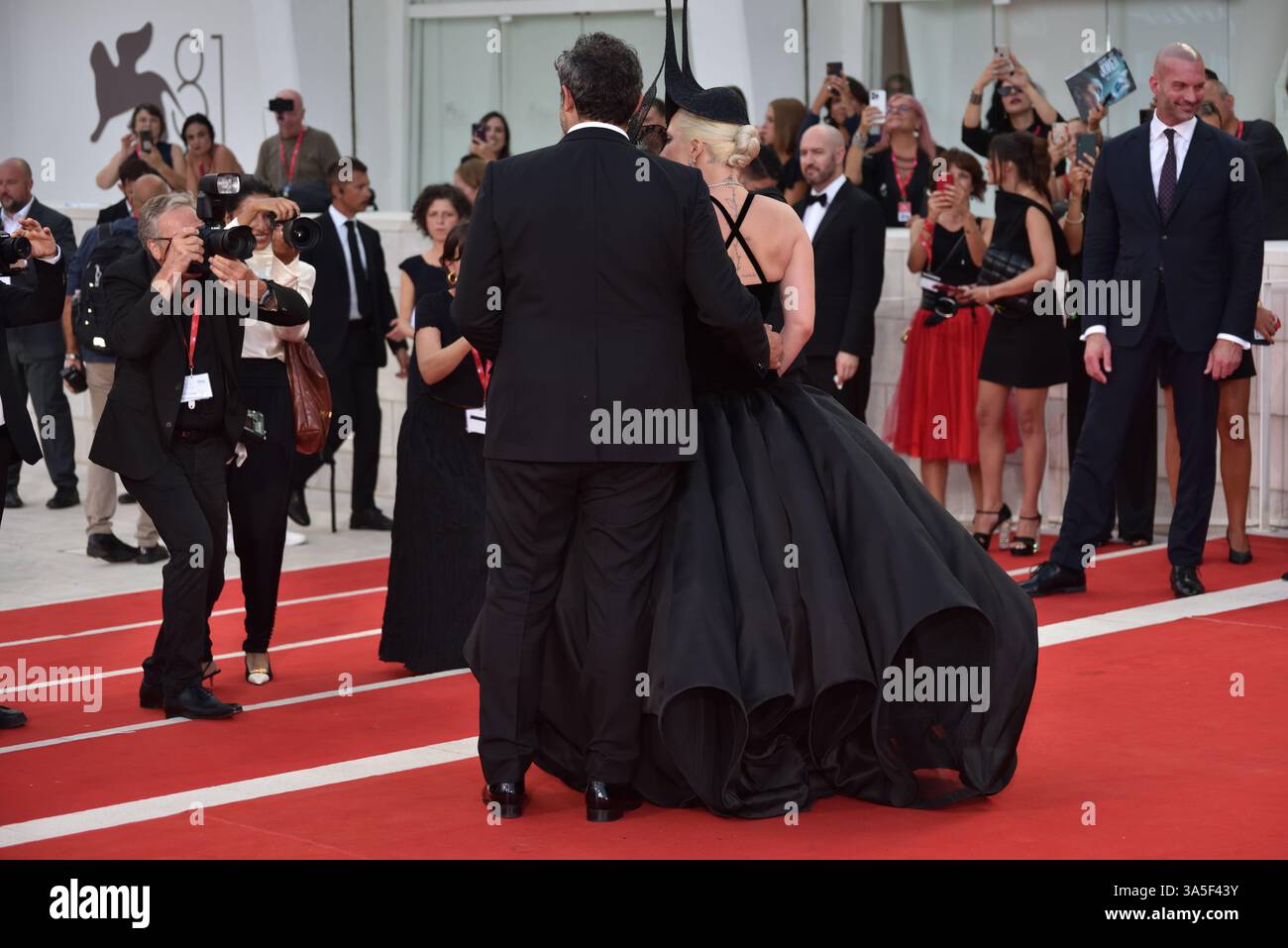 Lady Gaga, Joaquin Phoenix, Todd Philips attends at the red carpet for ...