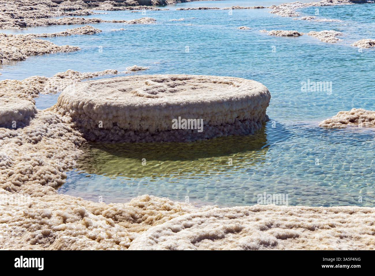Unique Dead Sea. The drainless salt lake in the Middle East, the ...