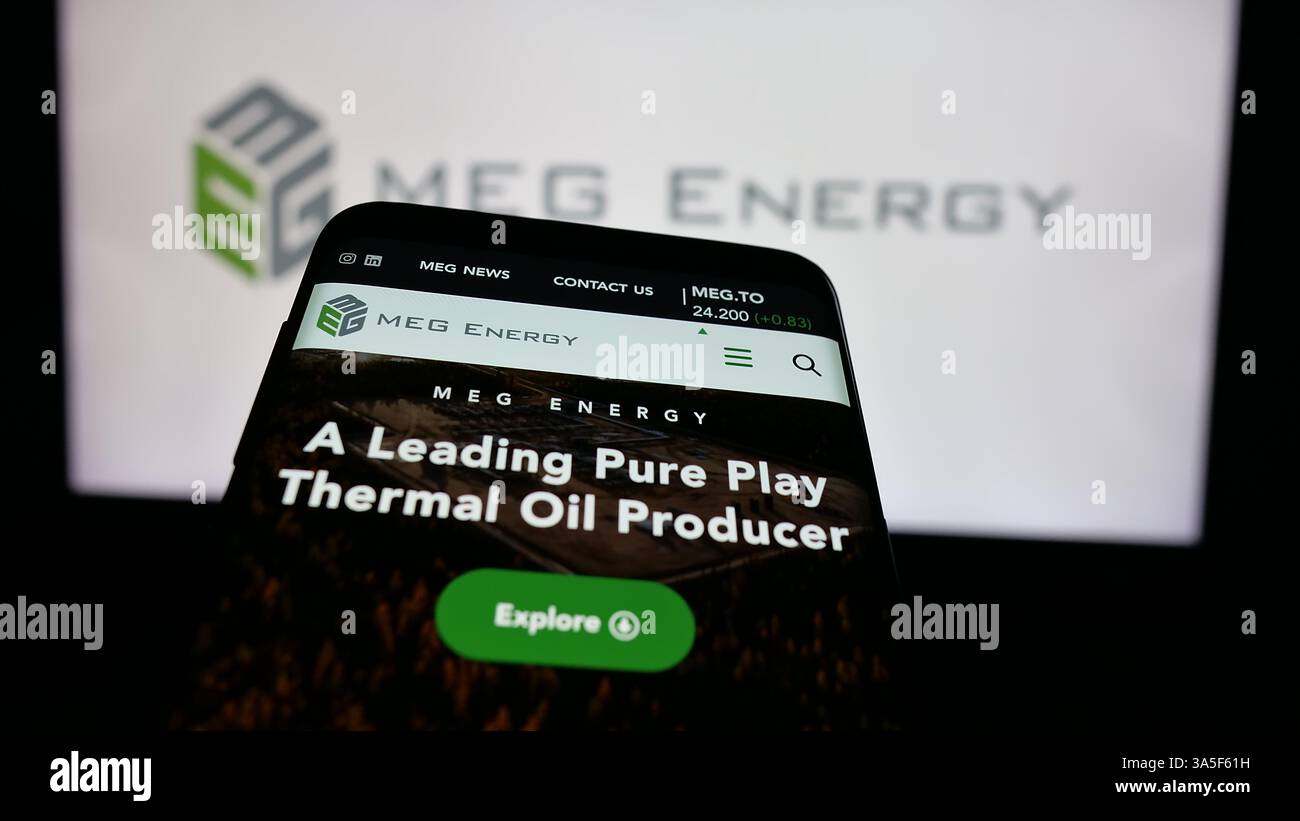 Germany. 30th Jan, 2025. In this photo illustration, a mobile phone ...