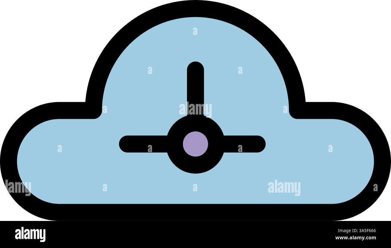 Cloud computing symbol - Cloud computing, cloud infrastructure, technology and network icon ...
