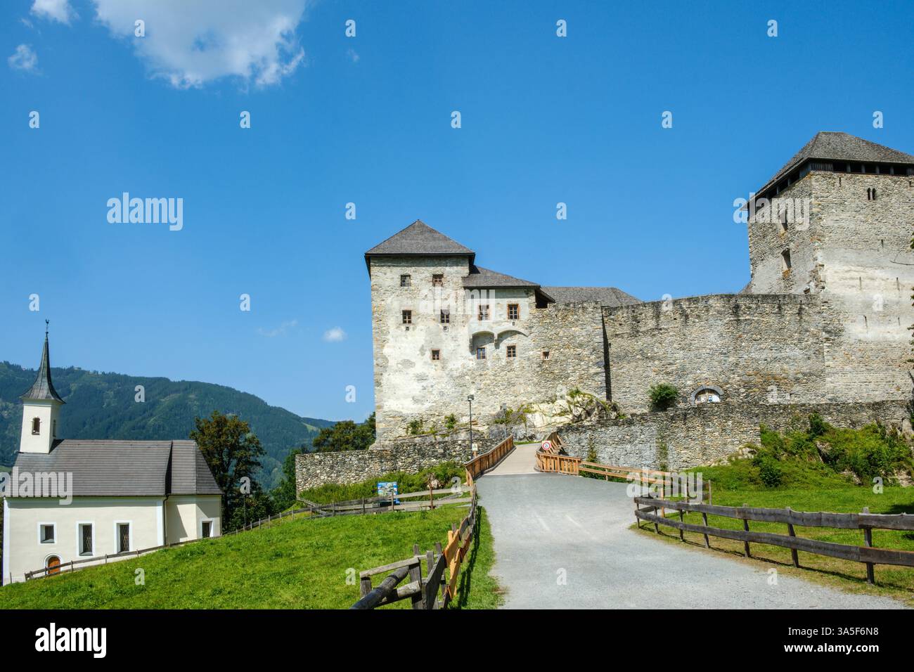 Chapel of St. James next to the landmark medieval 12th-century stone ...
