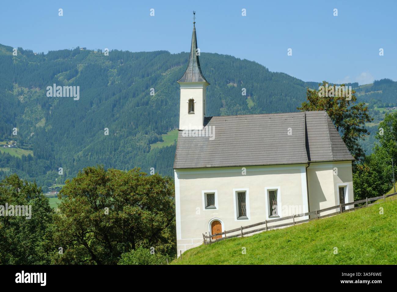 Historic Chapel of St. James in Kaprun, Austria, Pinzgau region ...
