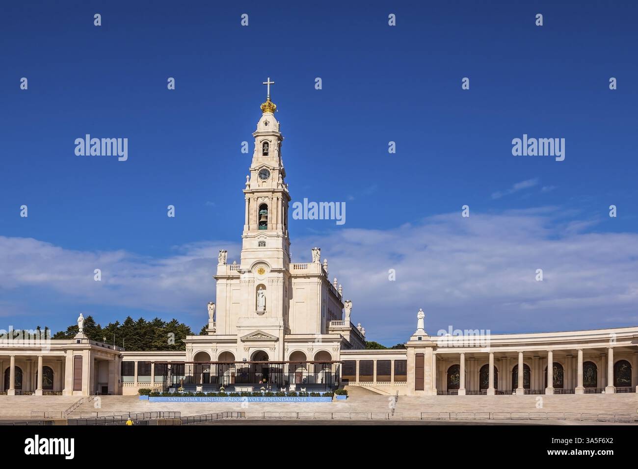 Portugal. City Fatima - Catholic pilgrimage center. The magnificent ...