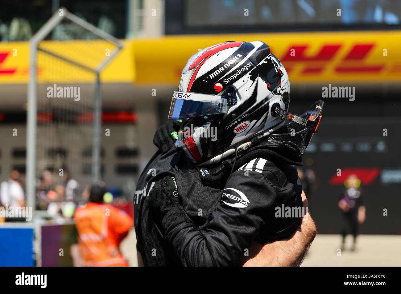 DORIANE PIN (FRA) of Mercedes F1 Academy celebrating during the FORMULA ...